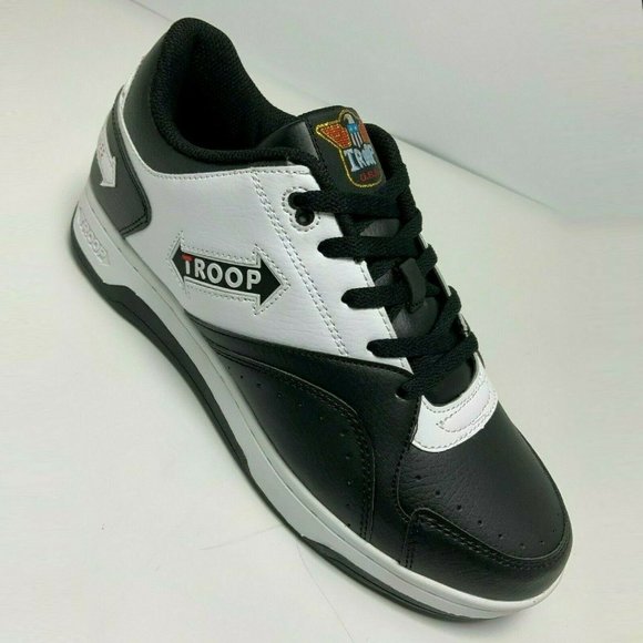 TROOP | Shoes | Mens Troop Powerslam White Black Lowtop Sneakers Nwt ...